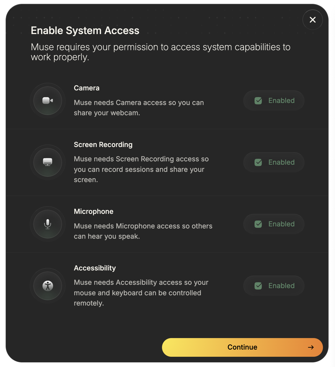 Quick Setup (Mac) – Muse App Inc