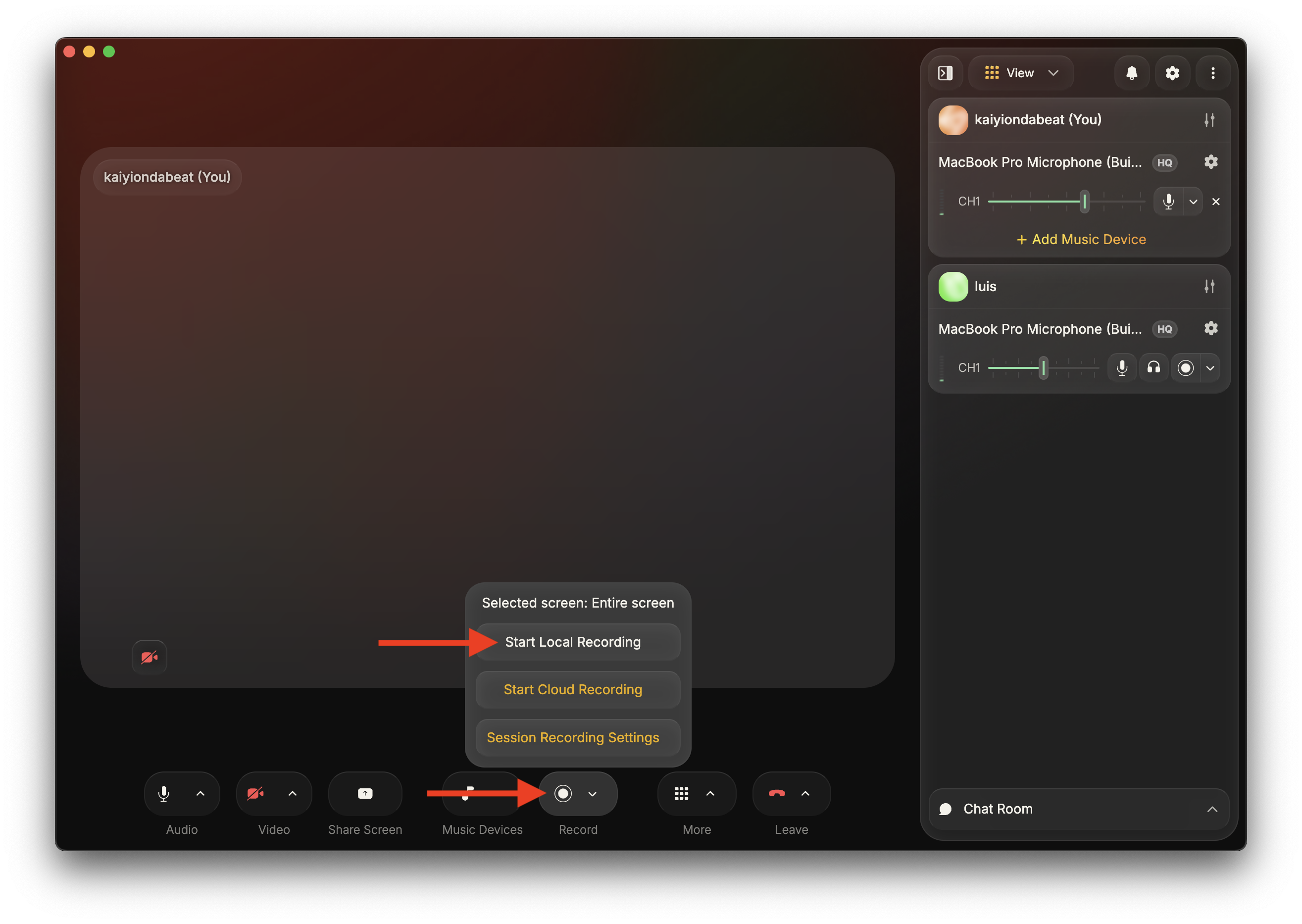 Screen Recording – Muse App Inc